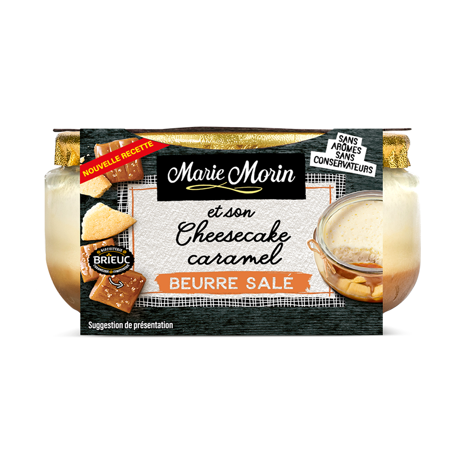 Cheesecake caramel beurre salé 100g - Marie Morin (Pro)