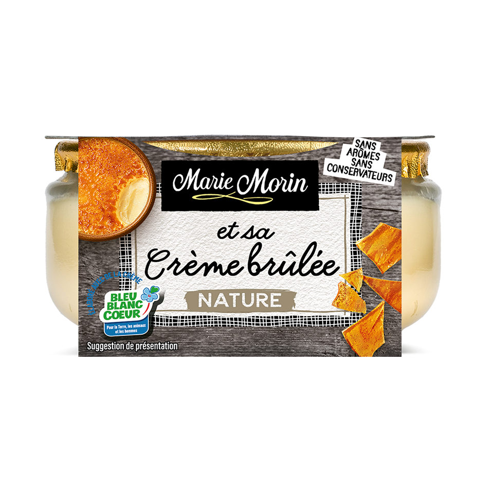 Crème brûlée nature 130g - Marie Morin (Pro)