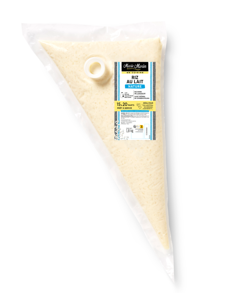 Poche de riz au lait nature 1.8kg - Marie Morin (Pro)