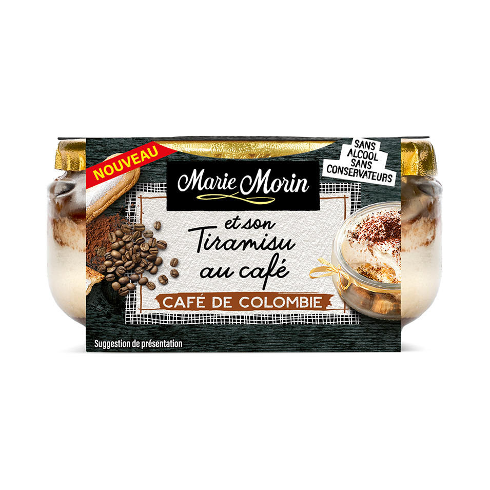 Tiramisu au café de Colombie 80g - Marie Morin (Pro)